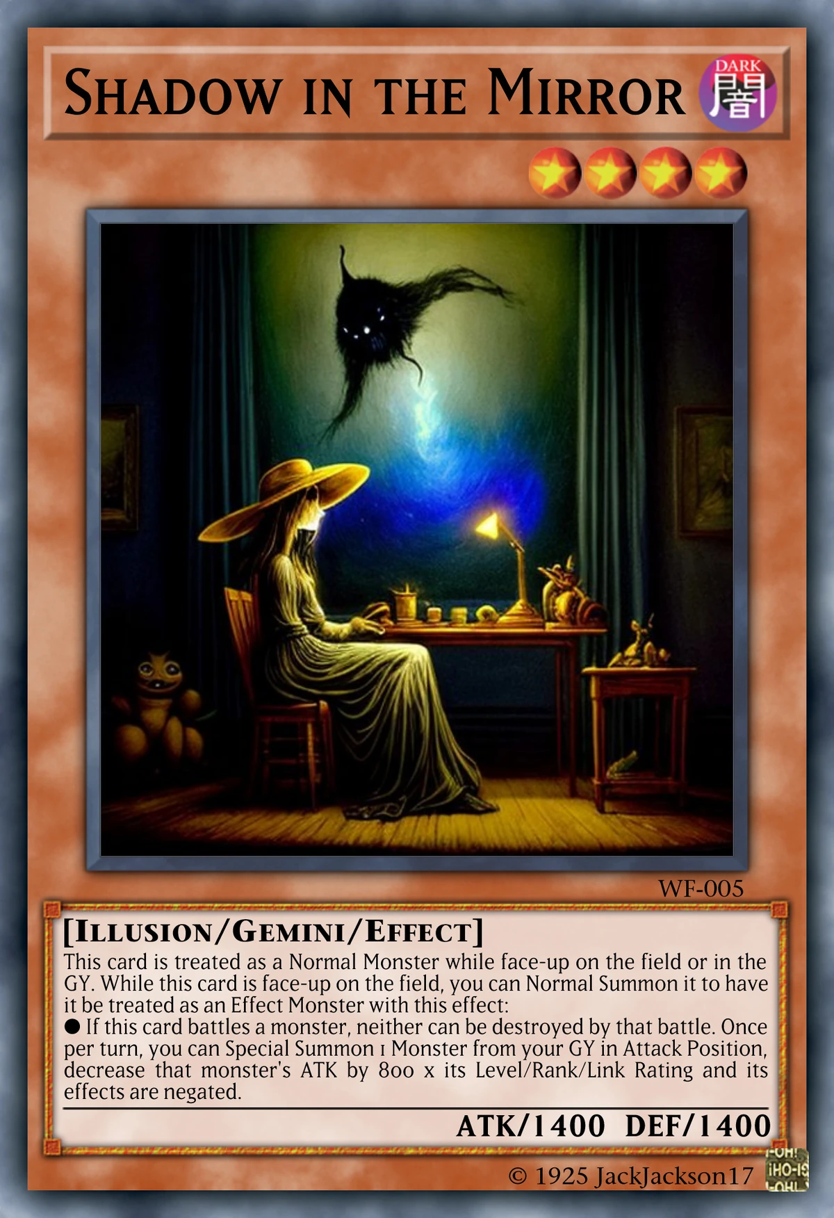 Shadow In The Mirror | Yu-Gi-Oh Card Maker Wiki | Fandom