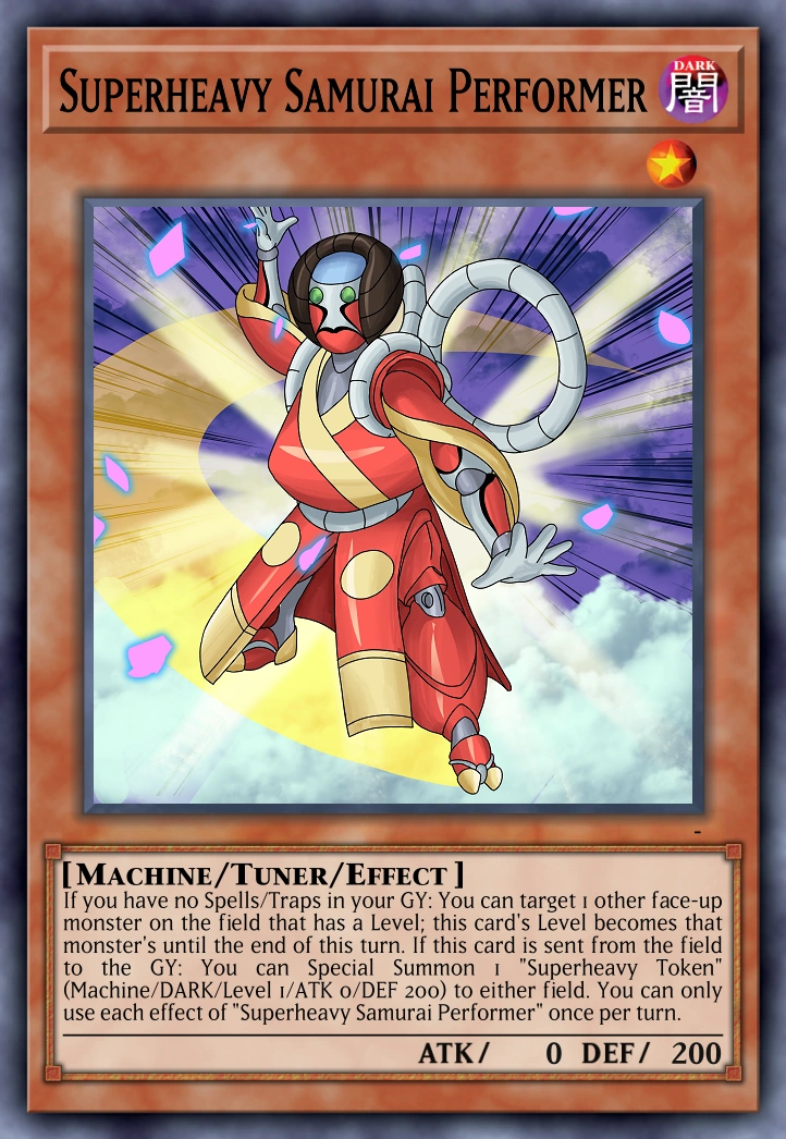 Superheavy Samurai Performer | Yu-Gi-Oh Card Maker Wiki | Fandom