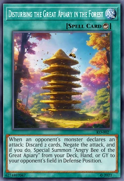 Disturbing the Great Apiary in the Forest | Yu-Gi-Oh Card Maker Wiki ...