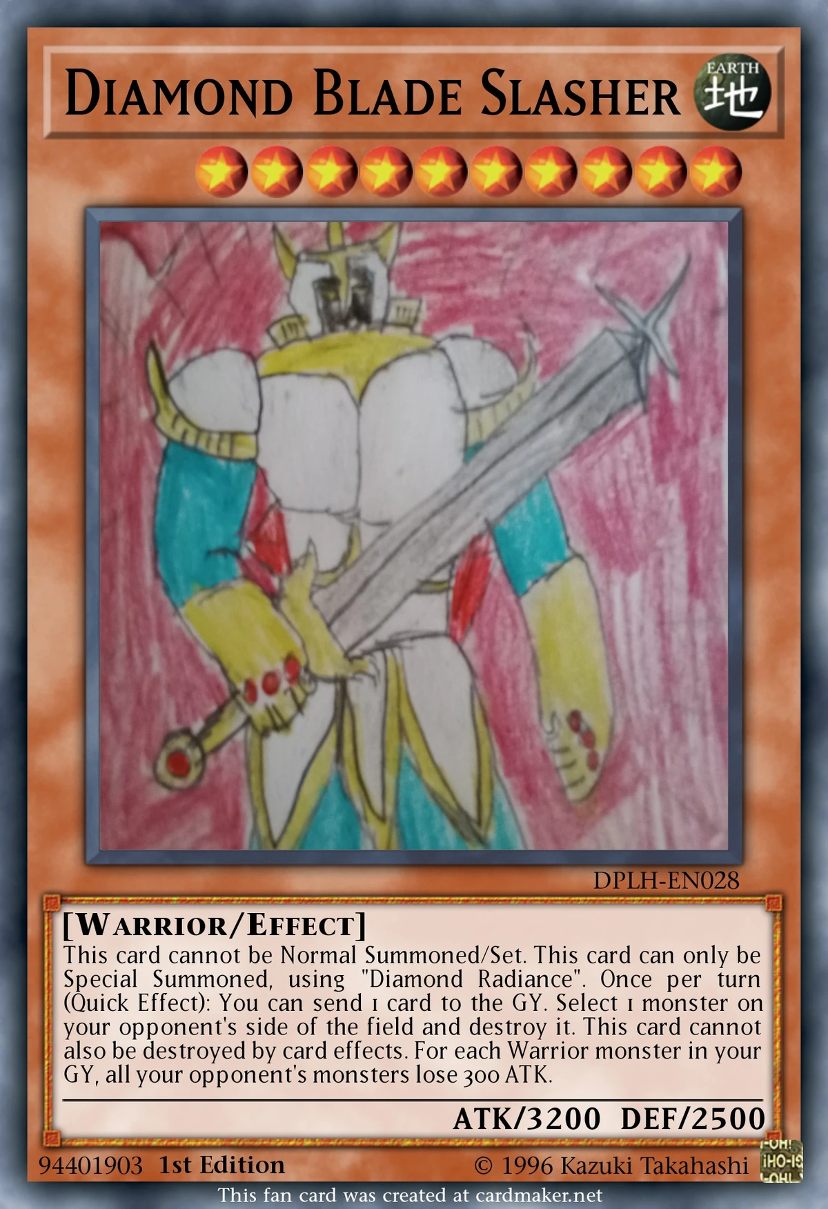 Diamond Blade Slasher | Yu-Gi-Oh Card Maker Wiki | Fandom