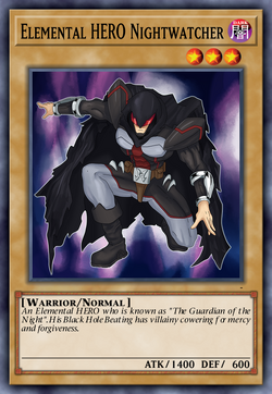 Elemental HERO Nightwatcher | Yu-Gi-Oh Card Maker Wiki | Fandom