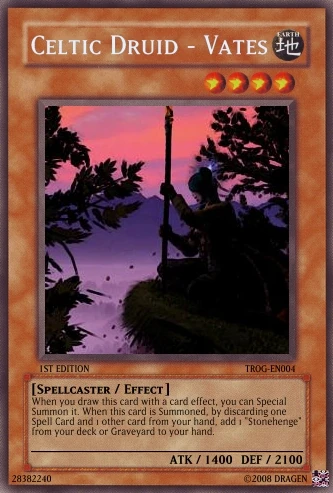 Celtic Druid - Vates | Yu-Gi-Oh Card Maker Wiki | Fandom