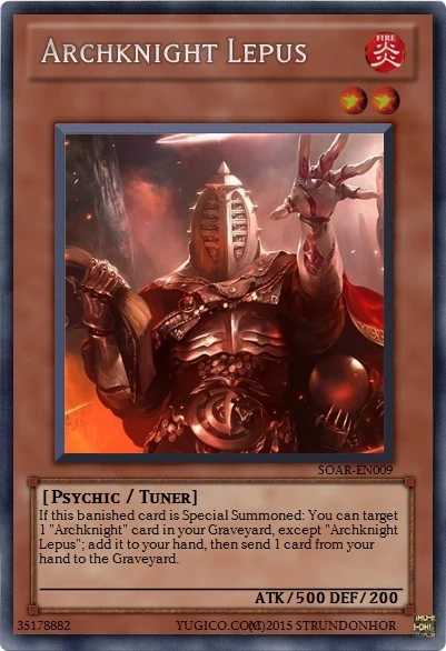 Archknight Lepus | Yu-Gi-Oh Card Maker Wiki | Fandom