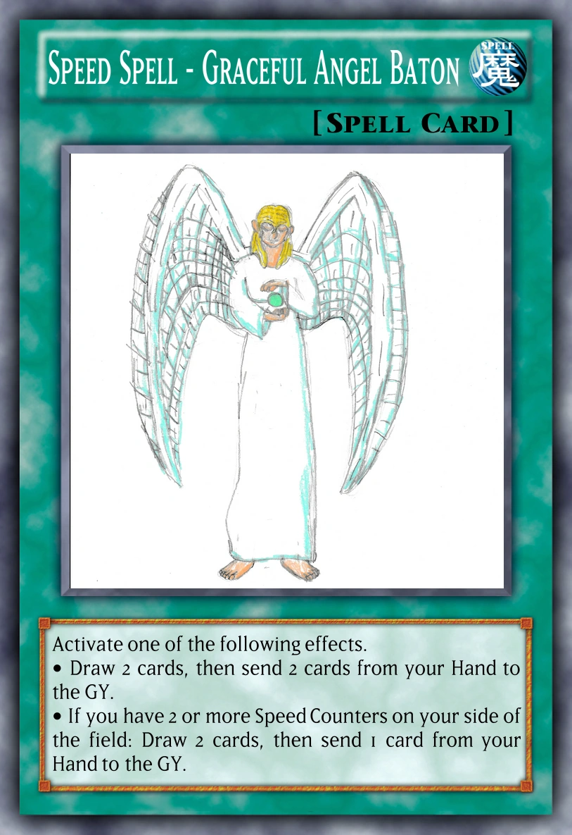 Speed Spell - Graceful Angel Baton | Yu-Gi-Oh Card Maker Wiki | Fandom