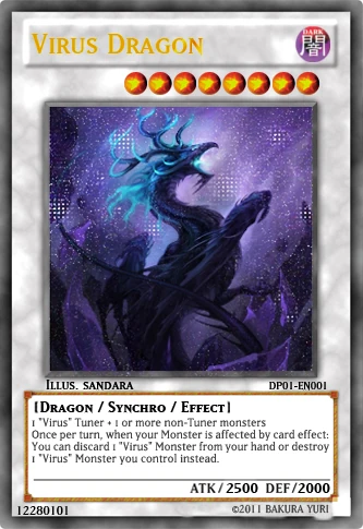 Card Gallery:Virus Dragon | Yu-Gi-Oh Card Maker Wiki | Fandom