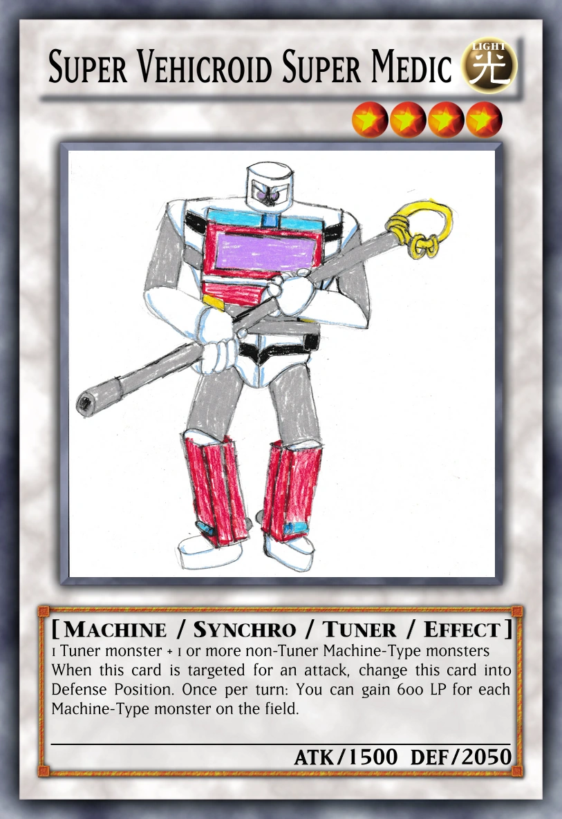Super Vehicroid Super Medic | Yu-Gi-Oh Card Maker Wiki | Fandom