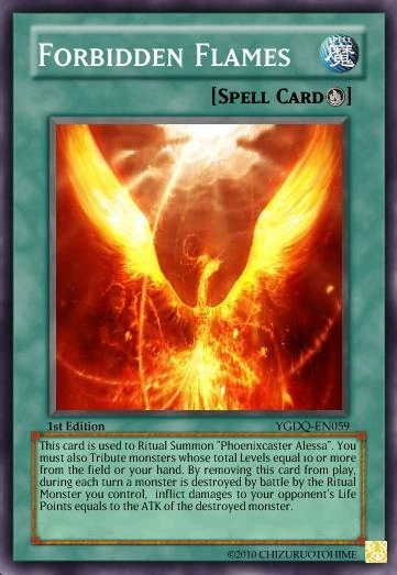 Forbidden Flames | Yu-Gi-Oh Card Maker Wiki | Fandom