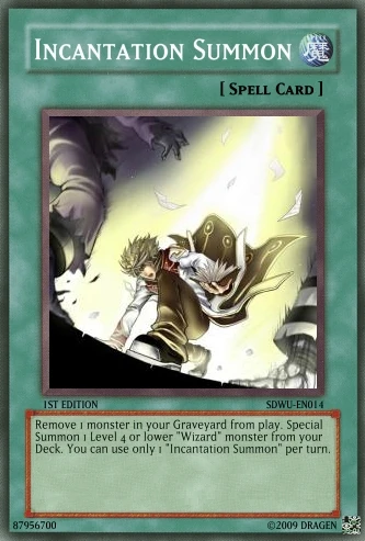 Incantation Summon | Yu-Gi-Oh Card Maker Wiki | Fandom