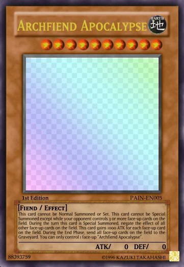 Archfiend Apocalypse | Yu-Gi-Oh Card Maker Wiki | Fandom