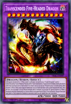 Transcended Five-Headed Dragon | Yu-Gi-Oh Card Maker Wiki | Fandom