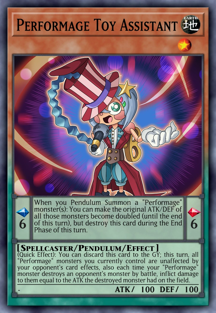 Performage Toy Assistant | Yu-Gi-Oh Card Maker Wiki | Fandom