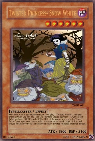 Twisted Princess - Snow White | Yu-Gi-Oh Card Maker Wiki | Fandom