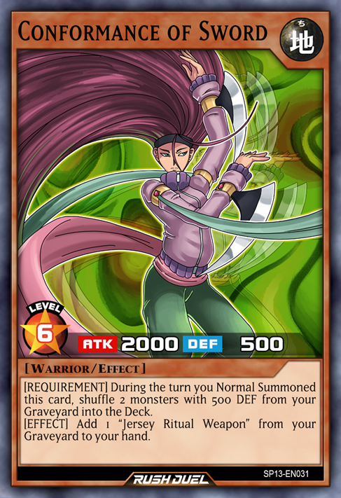 Conformance Of Sword Yu Gi Oh Card Maker Wiki Fandom