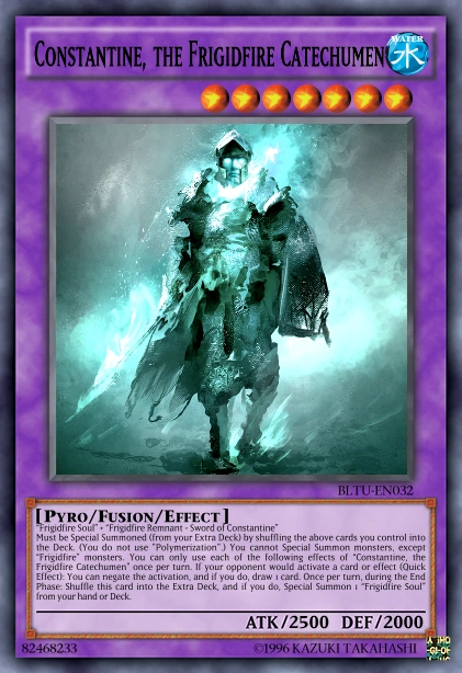 Constantine, the Frigidfire Catechumen | Yu-Gi-Oh Card Maker Wiki | Fandom