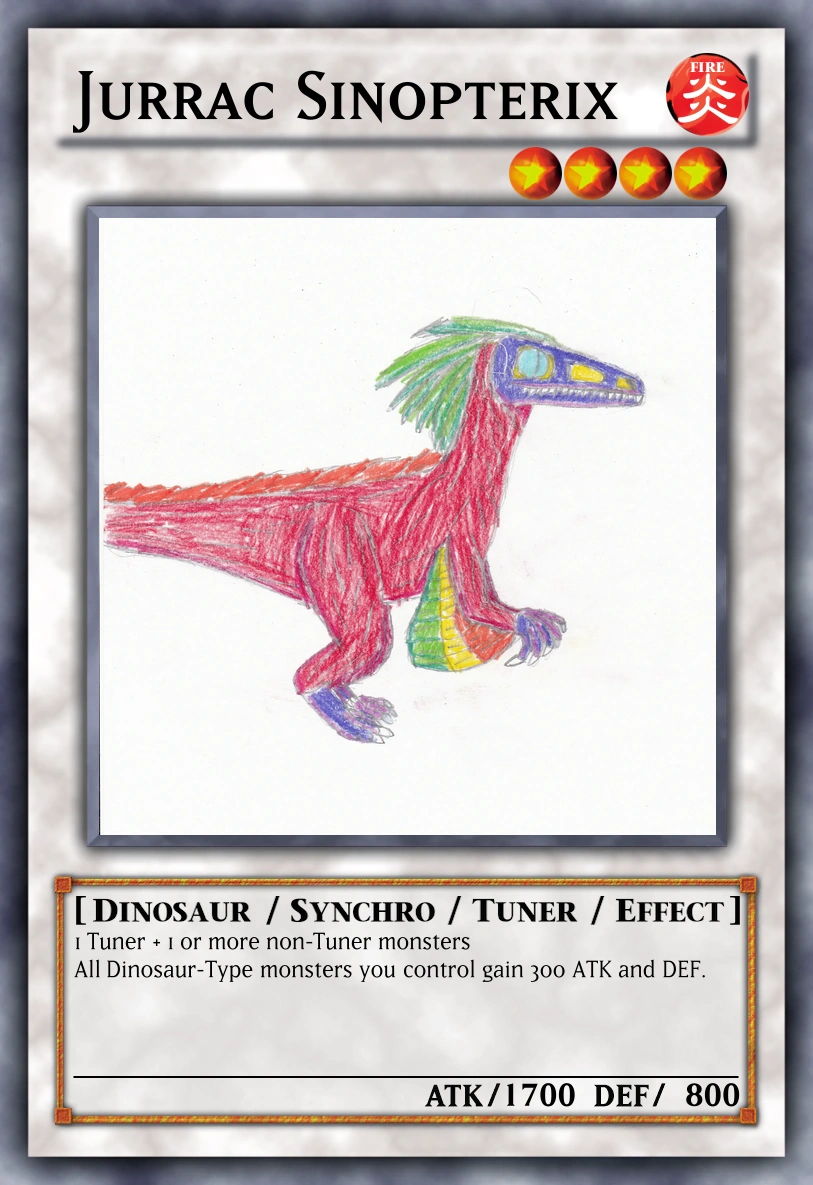 Jurrac Sinopterix | Yu-Gi-Oh Card Maker Wiki | Fandom