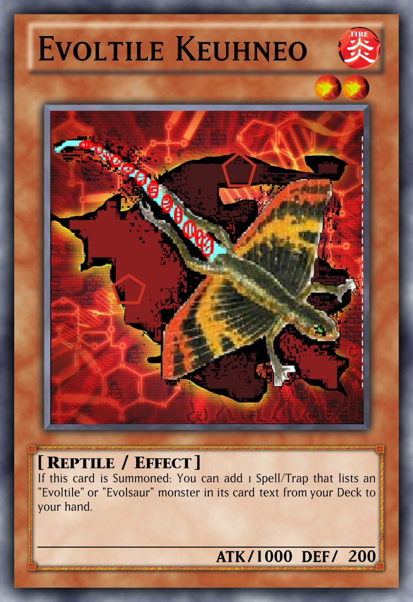 Evoltile Keuhneo | Yu-Gi-Oh Card Maker Wiki | Fandom