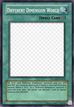Different Dimension World | Yu-Gi-Oh Card Maker Wiki | Fandom
