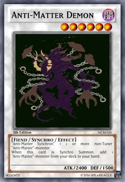 Anti-Matter Demon | Yu-Gi-Oh Card Maker Wiki | Fandom