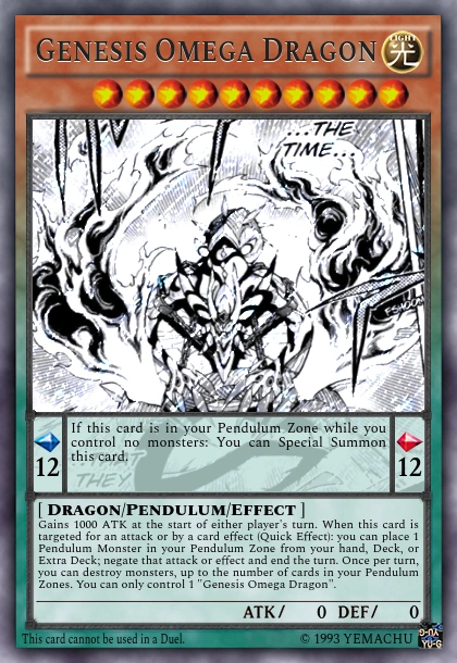 Genesis Omega Dragon | Yu-Gi-Oh Card Maker Wiki | Fandom