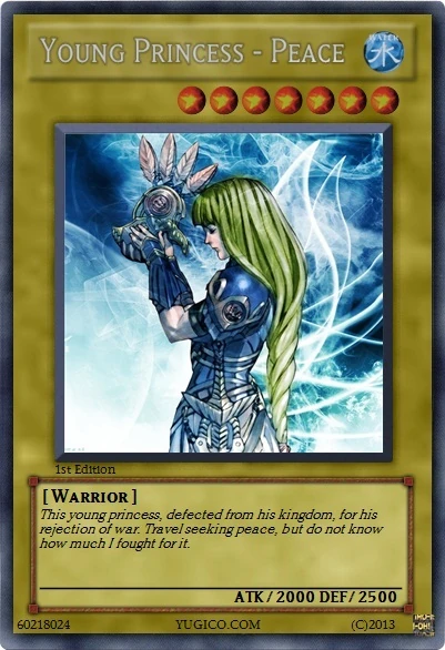 Young Princess - Peace | Yu-Gi-Oh Card Maker Wiki | Fandom