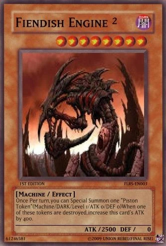 Fiendish Engine ¤ | Yu-Gi-Oh Card Maker Wiki | Fandom