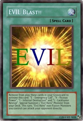 EVIL Blast!! | Yu-Gi-Oh Card Maker Wiki | Fandom