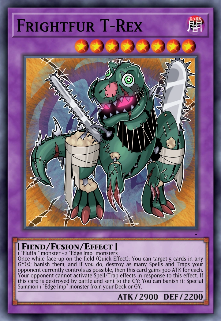 Frightfur T-Rex | Yu-Gi-Oh Card Maker Wiki | Fandom