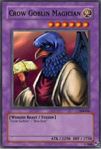 Crow Goblin Magician | Yu-Gi-Oh Card Maker Wiki | Fandom