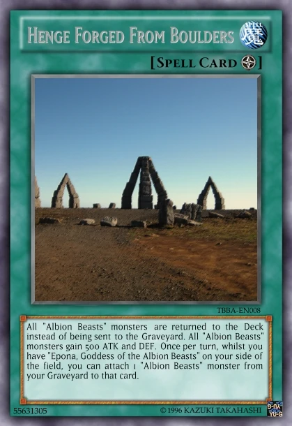 Henge Forged From Boulders | Yu-Gi-Oh Card Maker Wiki | Fandom