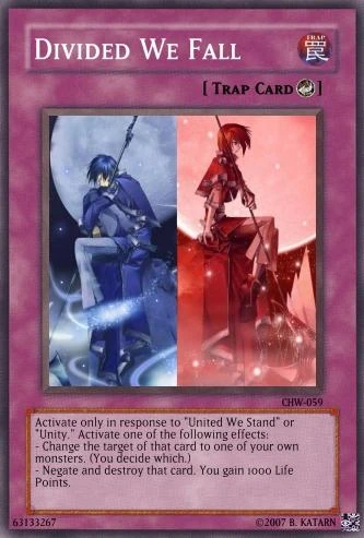 Divided We Fall (CHW) | Yu-Gi-Oh Card Maker Wiki | Fandom