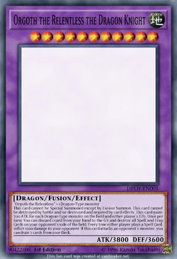 Orgoth the Relentless the Dragon Knight | Yu-Gi-Oh Card Maker Wiki | Fandom