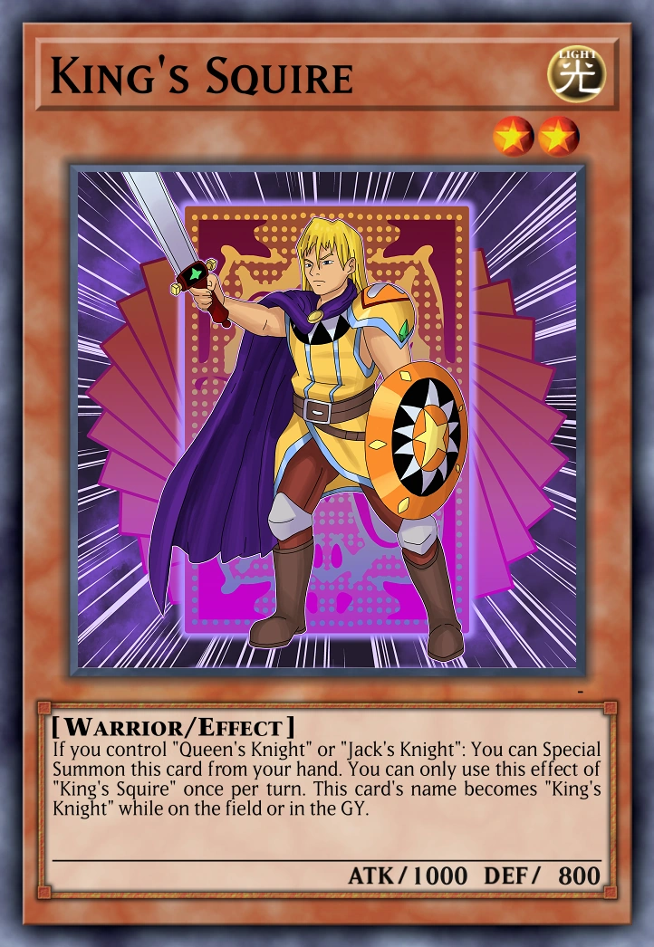 King's Squire | Yu-Gi-Oh Card Maker Wiki | Fandom