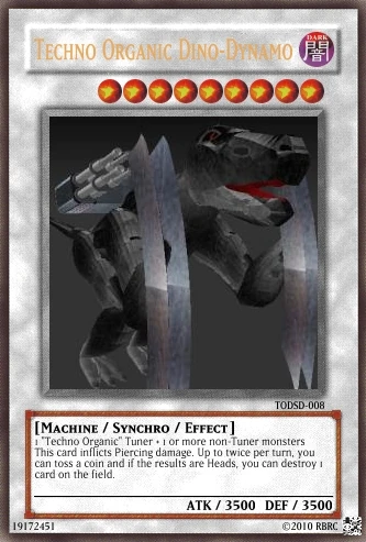 User blog:RBRC/Techno Organic Dino-Dynamo | Yu-Gi-Oh Card Maker Wiki ...