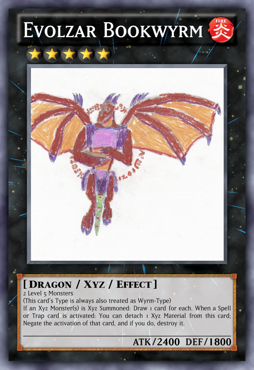 Evolzar Bookwyrm | Yu-Gi-Oh Card Maker Wiki | Fandom