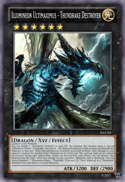 Illumineon Ultimaximus - Thundrake Destroyer | Yu-Gi-Oh Card Maker Wiki ...