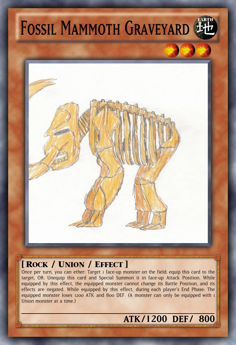 Fossil Mammoth Graveyard | Yu-Gi-Oh Card Maker Wiki | Fandom