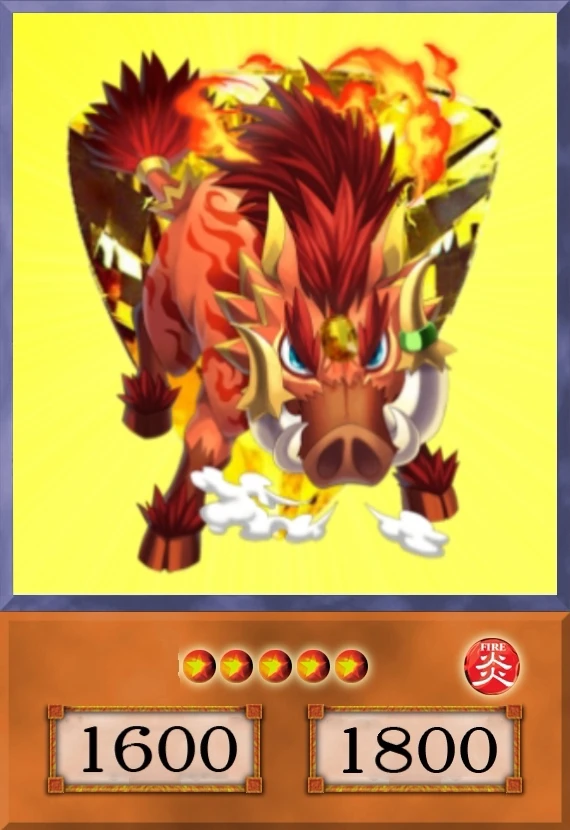 Crystal Beast Beryl Boar | Yu-Gi-Oh Card Maker Wiki | Fandom