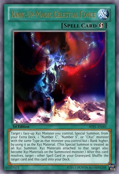 Rank-Up-Magic Celestial Force | Yu-Gi-Oh Card Maker Wiki | Fandom