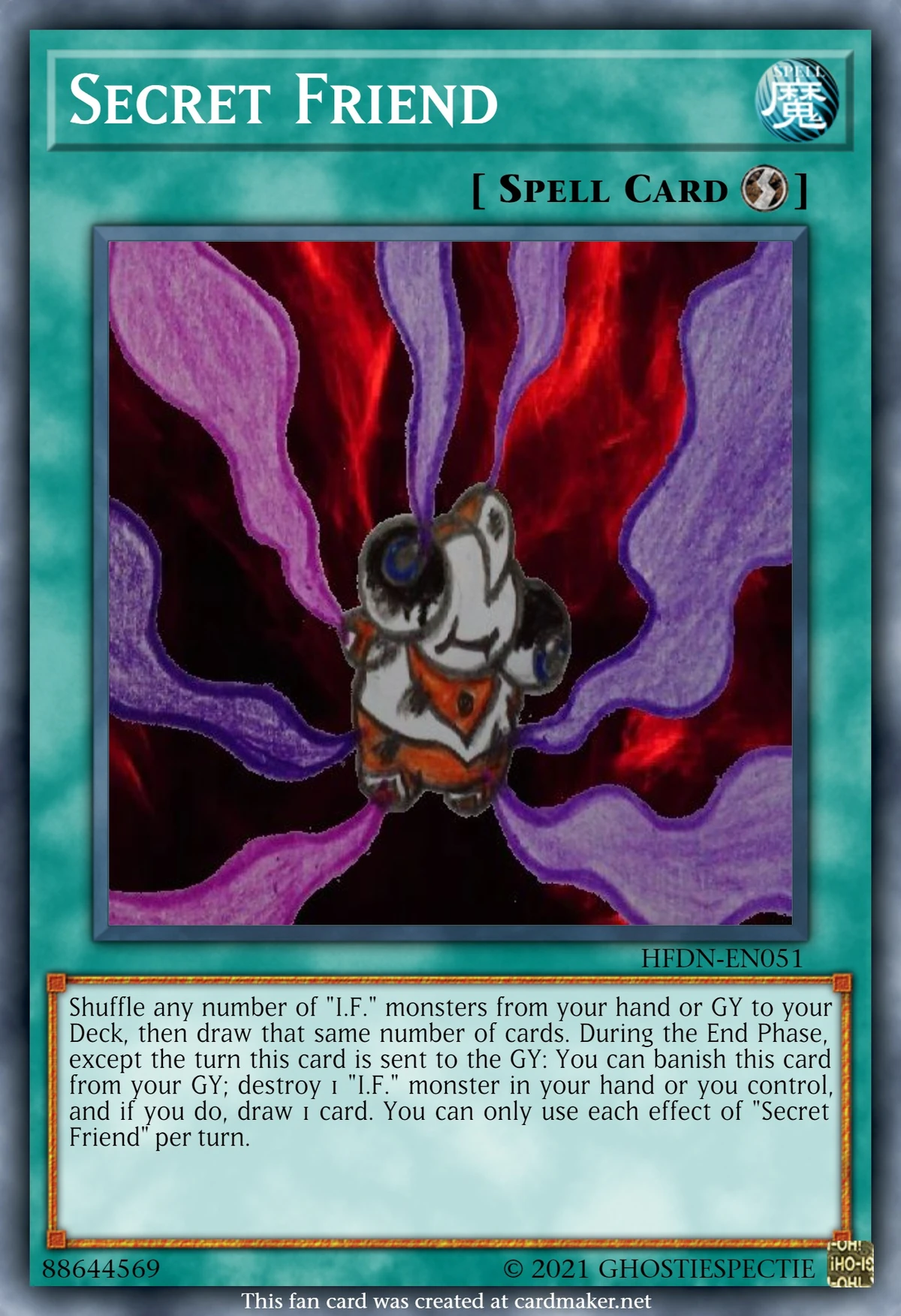 Secret Friend | Yu-Gi-Oh Card Maker Wiki | Fandom