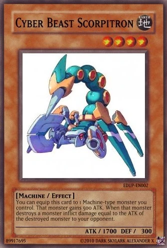 Cyber Beast Scorpitron | Yu-Gi-Oh Card Maker Wiki | Fandom
