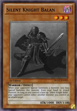 Silent Knight Balan | Yu-Gi-Oh Card Maker Wiki | Fandom