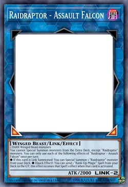 Raidraptor - Assault Falcon | Yu-Gi-Oh Card Maker Wiki | Fandom