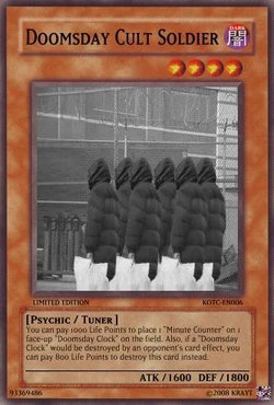 Doomsday Cult Soldier | Yu-Gi-Oh Card Maker Wiki | Fandom