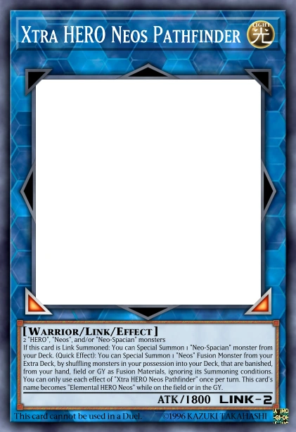 Xtra HERO Neos Pathfinder | Yu-Gi-Oh Card Maker Wiki | Fandom