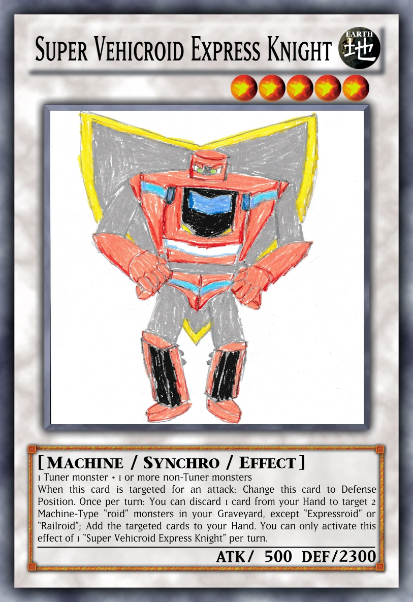 Super Vehicroid Express Knight | Yu-Gi-Oh Card Maker Wiki | Fandom