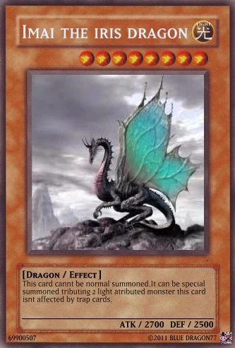 Imai the iris dragon | Yu-Gi-Oh Card Maker Wiki | Fandom