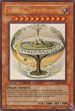 Yggdrasill, Tree of Beginning | Yu-Gi-Oh Card Maker Wiki | Fandom