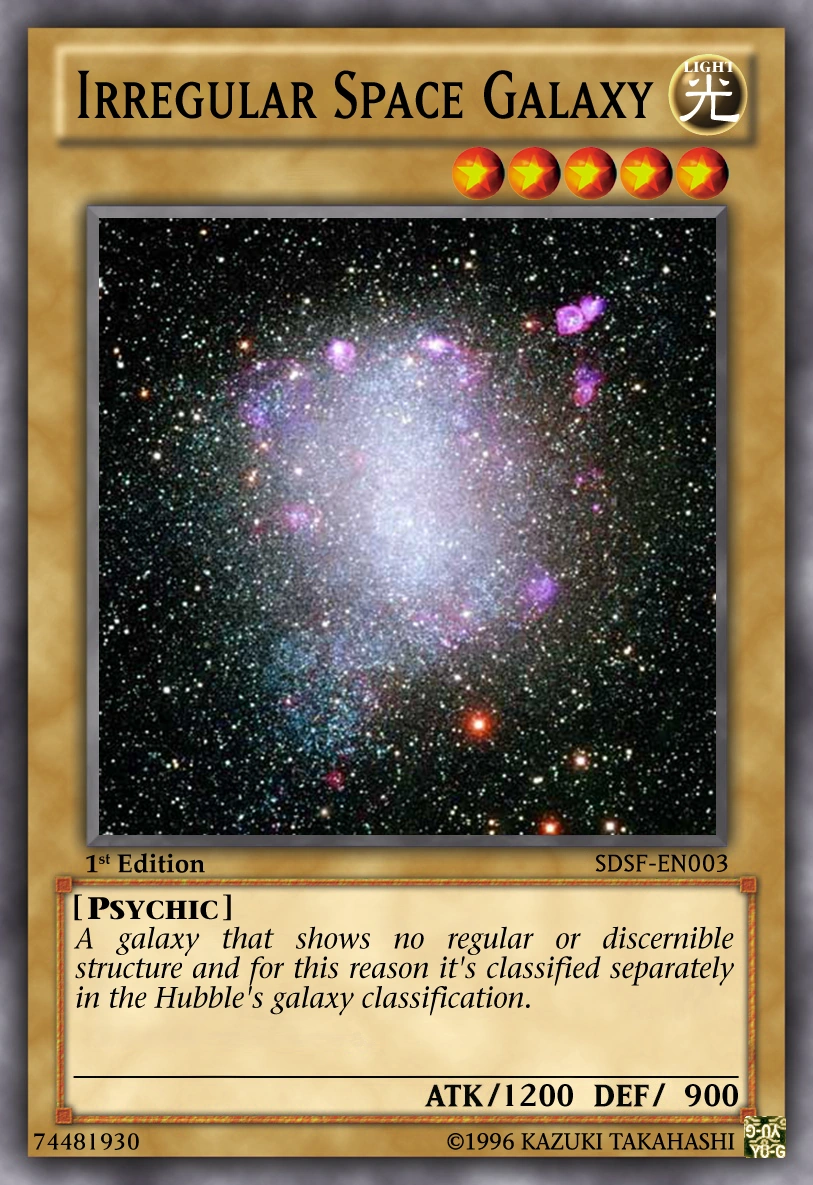 Irregular Space Galaxy | Yu-Gi-Oh Card Maker Wiki | Fandom