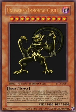Unleashed Immortal Cusillu | Yu-Gi-Oh Card Maker Wiki | Fandom
