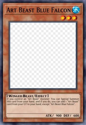 Art Beast Blue Falcon | Yu-Gi-Oh Card Maker Wiki | Fandom